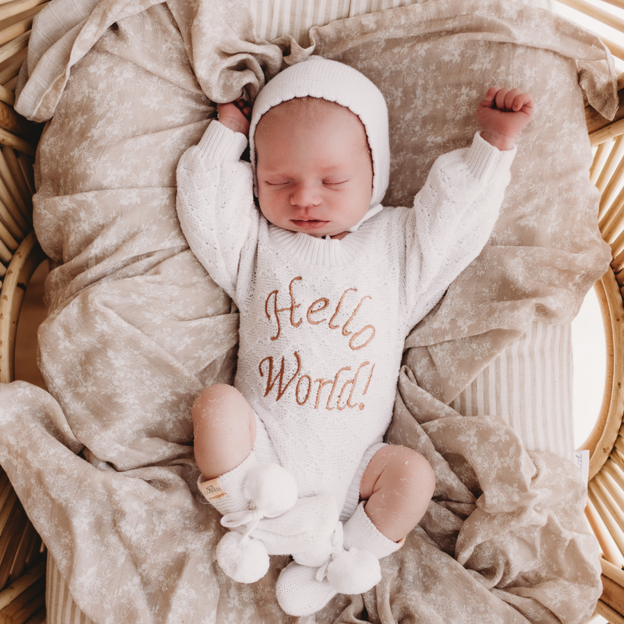 Hello World - Birth Announcement – Kute Cuddles